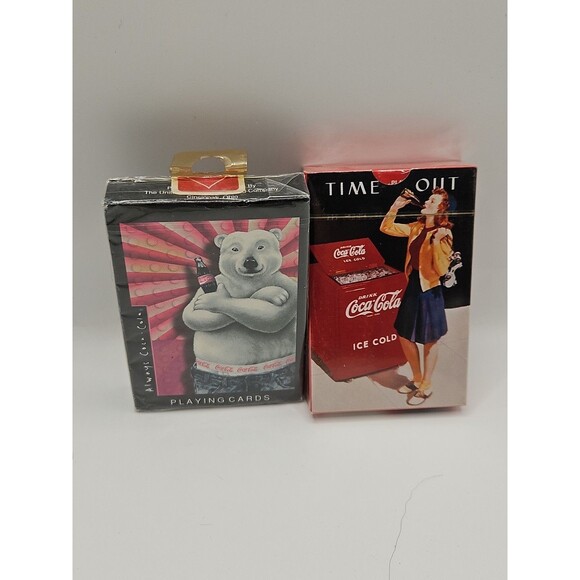 Coca Cola | Games | Coca Cola Time Out Coke And Always Cocacola Decks ...